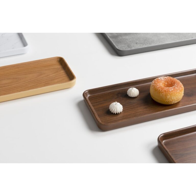 Πιατέλα μελαμίνης ορθογώνια Concrete 28.5x12x2cm | Εξοπλιστική Ελλάδος
